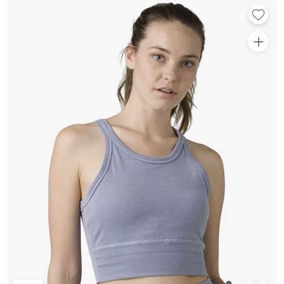 Prana | Tops | Prana Becksa Bralette Morning Glory Heather Ribbed Razor ...